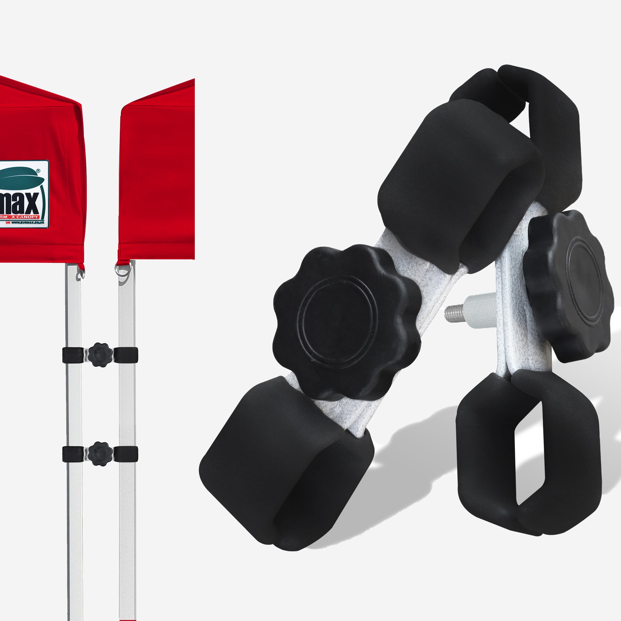 Pop Up Canopy Tent Frame Connector 2Pc Pack – Eurmax
